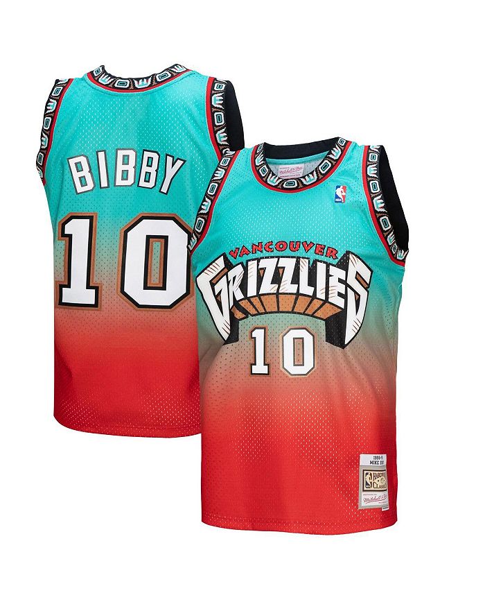Mitchell & Ness Men's Mike Bibby Red, Teal Vancouver Grizzlies 1998/99 ...