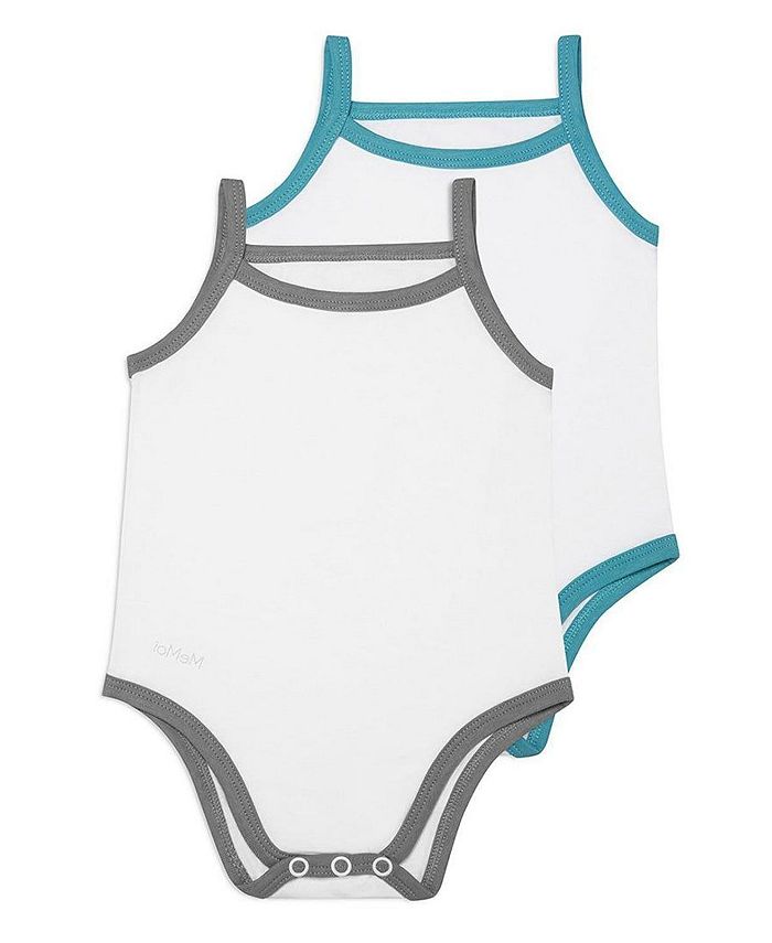 MeMoi 2 Pack Unisex Basic Snap-Bottom Infant Bodysuits - Macy's
