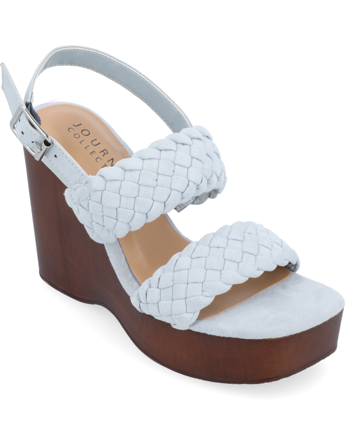 Click here for Journee Collection Womens Ayvee Platform Wedge San... prices