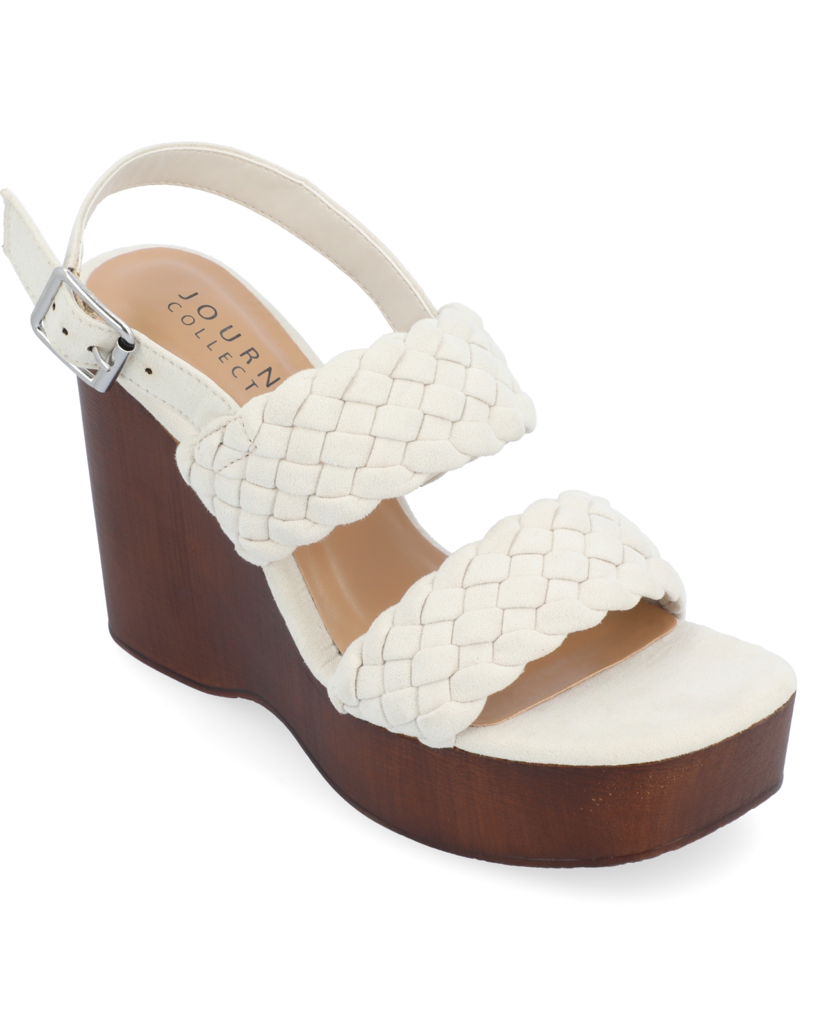 Click here for Journee Collection Womens Ayvee Platform Wedge San... prices