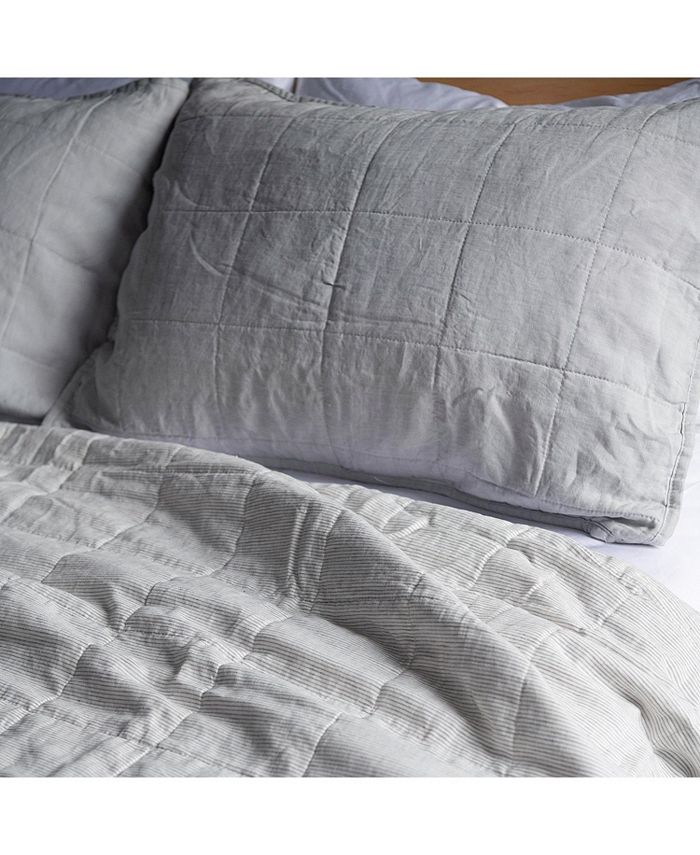 Bokser Home French Linen 3pc Quilt & Sham Set - Full/Queen & Reviews ...