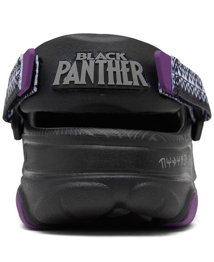 Crocs Big Kids Marvel Black Panther Classic Clogs from Finish Line - Macy's