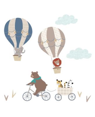 Bedtime Originals Up Up & Away Hot Air Ballon Animals Wall Decals - Macy's