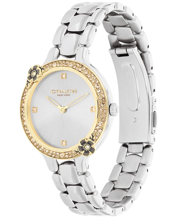 COACH Women's Chelsea Quartz Two-Tone Stainless Steel Bracelet Watch ...