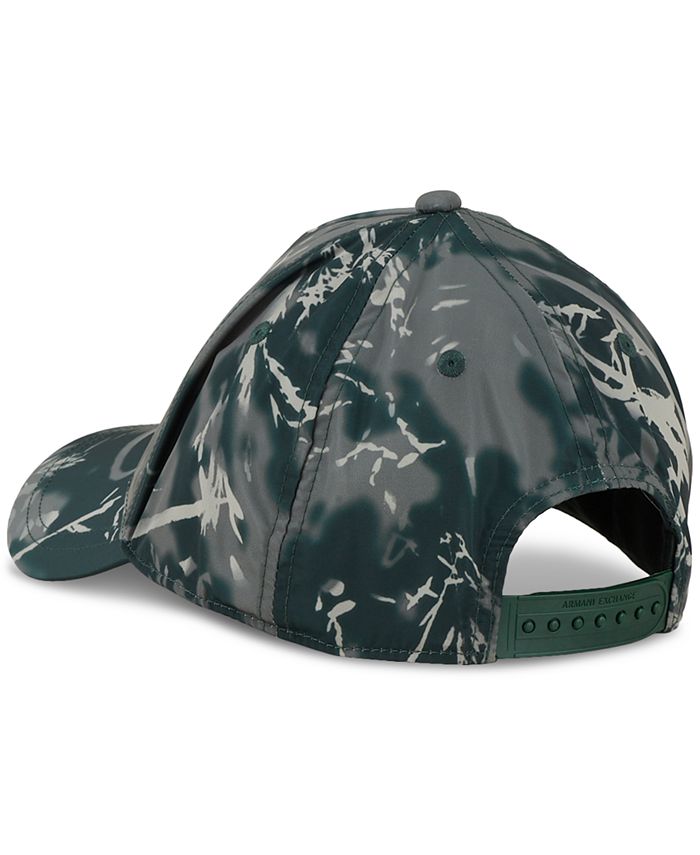 A|X Armani Exchange Men's Camo Print Logo Baseball Cap - Macy's