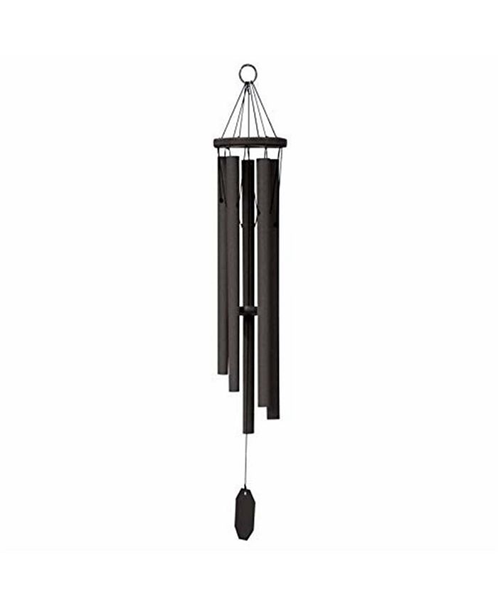 LAMBRIGHT CHIMES Zephyr Valley Wind Chime Amish Crafted, Black, 37in ...