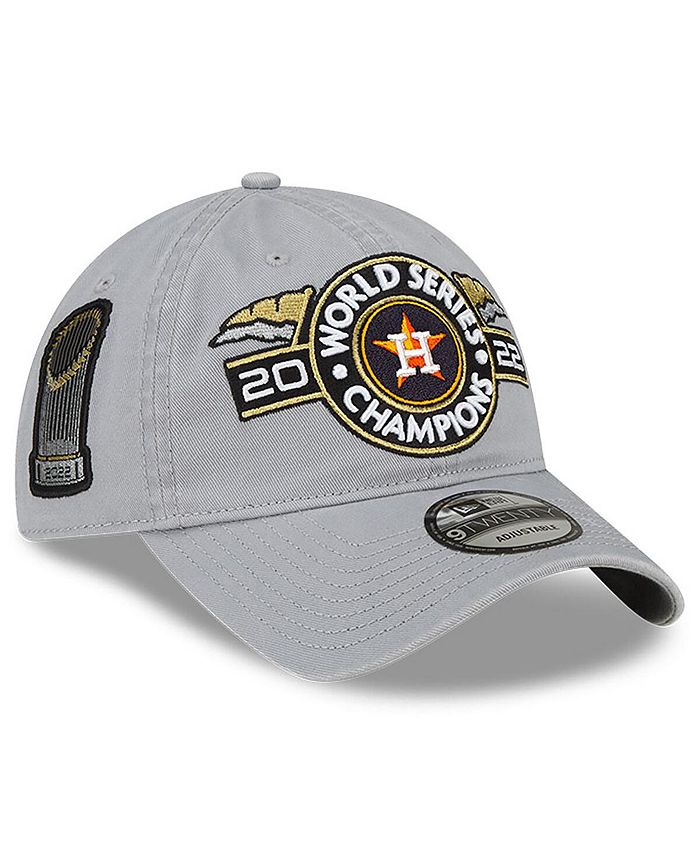 New Era Men's Gray Houston Astros 2022 World Series Champions Locker ...