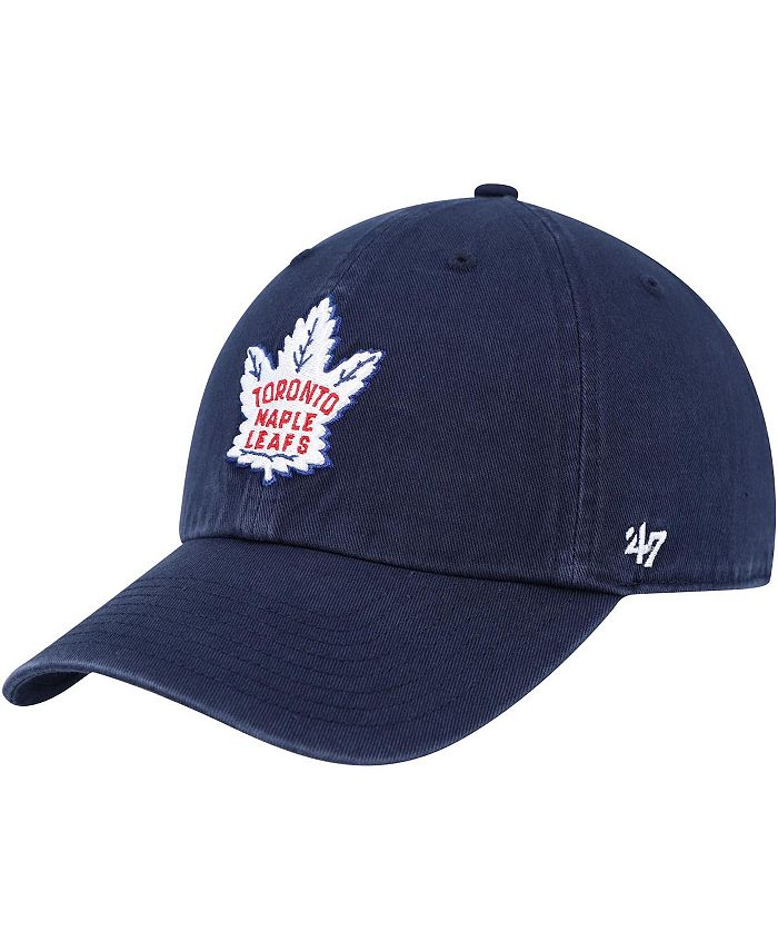 '47 Brand Men's Navy Toronto Maple Leafs Clean Up Adjustable Hat - Macy's