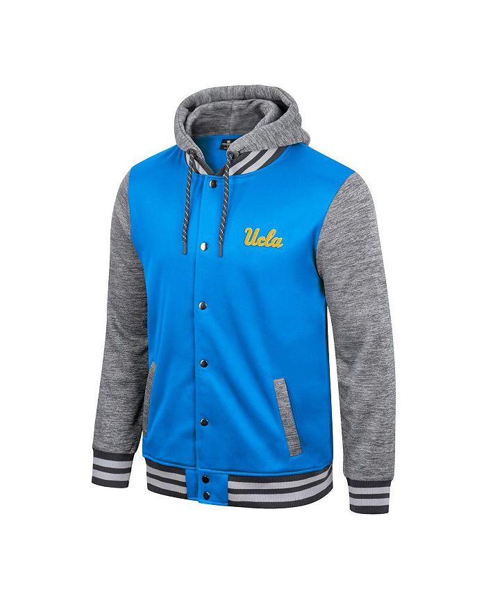 Colosseum Men's Blue UCLA Bruins Robinson Hoodie Full-Snap Jacket - Macy's