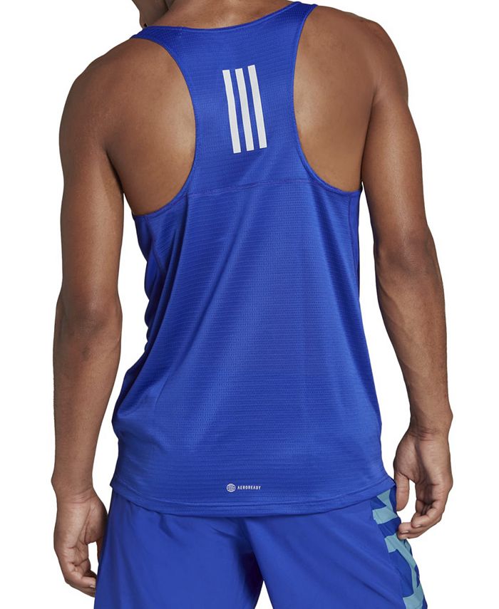 adidas Men's Own The Run Slim-Fit Running Tank - Macy's