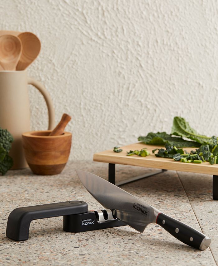 Cuisine::pro® Iconix 3 Step Folding Knife Sharpener - Macy's