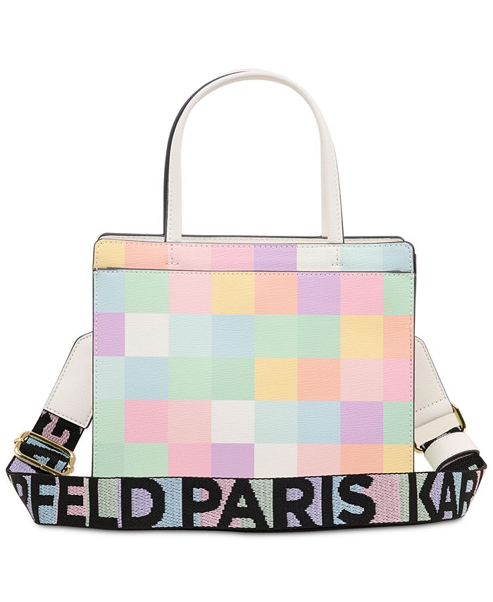 KARL LAGERFELD PARIS Small Maybelle Crossbody Satchel - Macy's