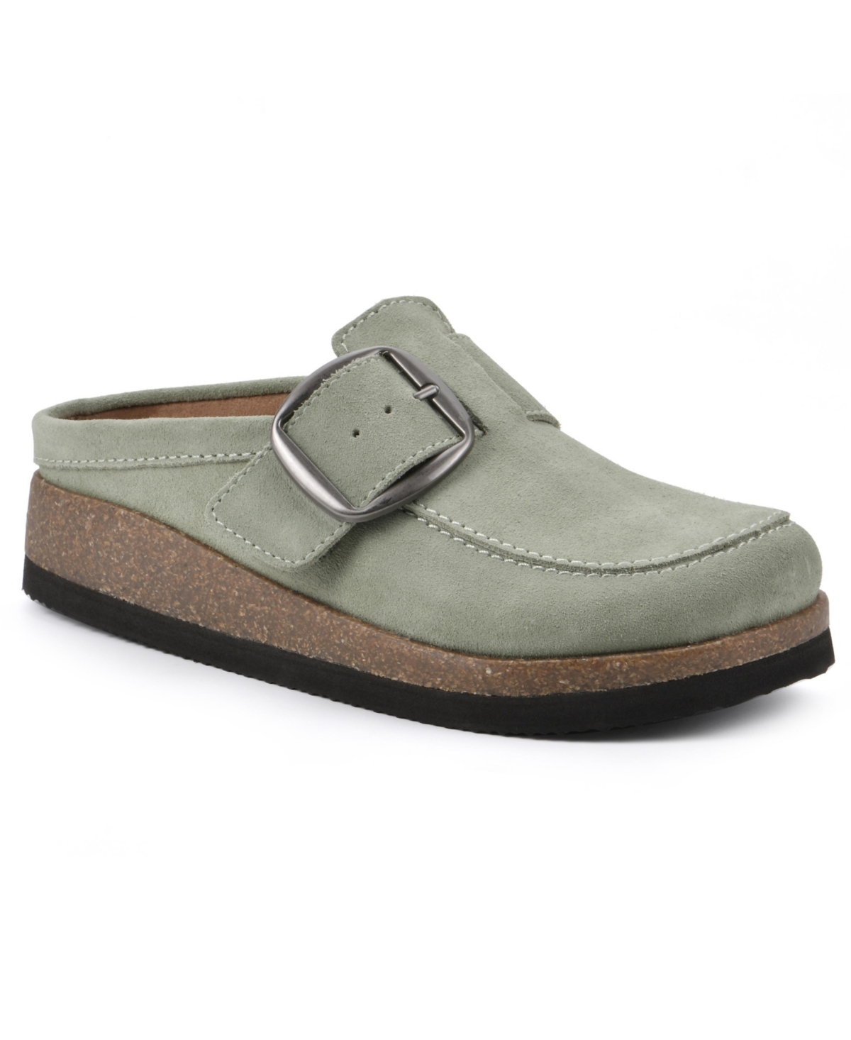 Click here for White Mountain Womens Bueno Slip On Clogs - Sage G... prices