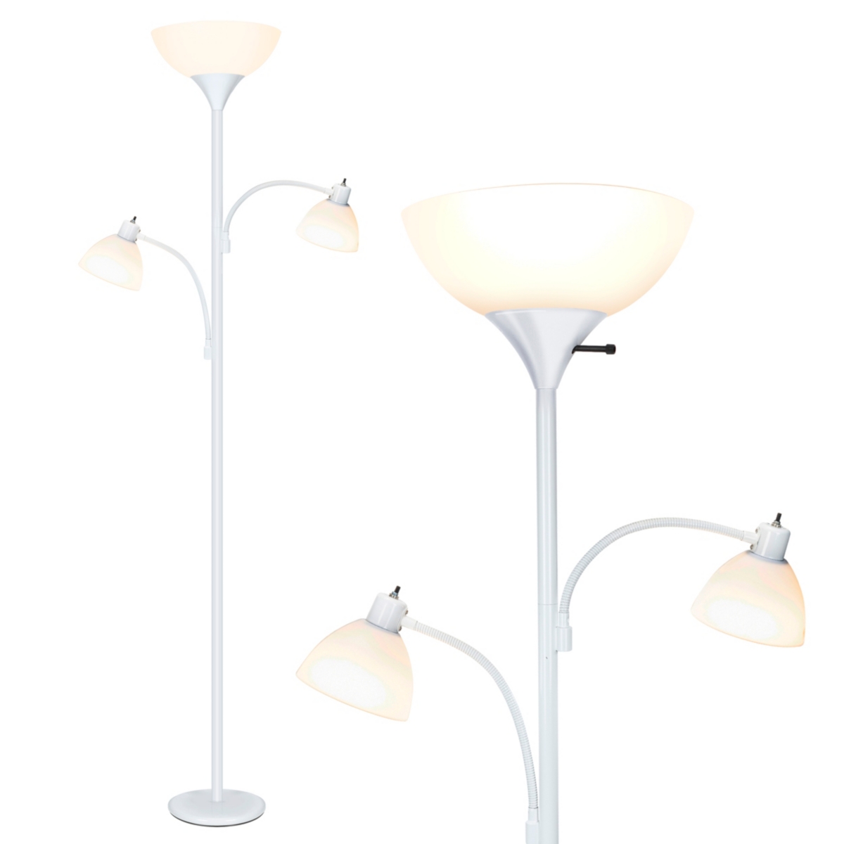 Click here for Sky Dome Double 72" Led Torchiere Floor Lamp... prices