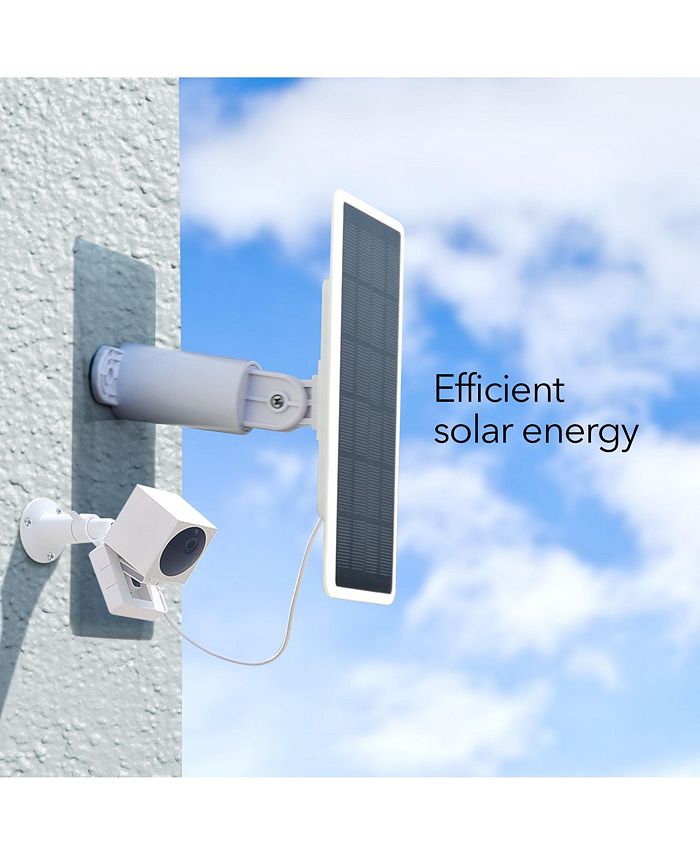 Wasserstein Solar Panel Compatible with Wyze Cam Outdoor - Plug in and ...