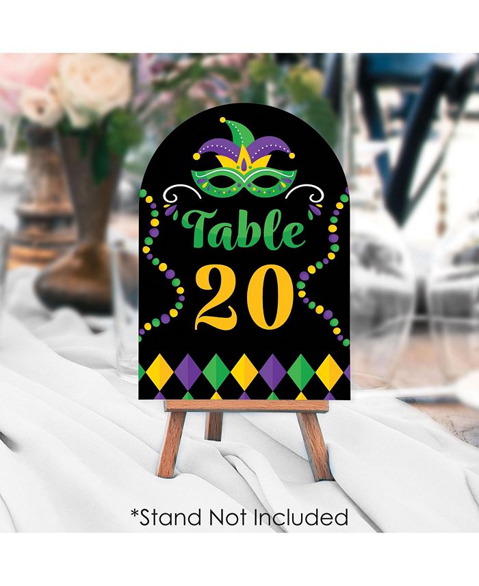 Big Dot of Happiness Colorful Mardi Gras Mask Masquerade Party 5 x 7 ...