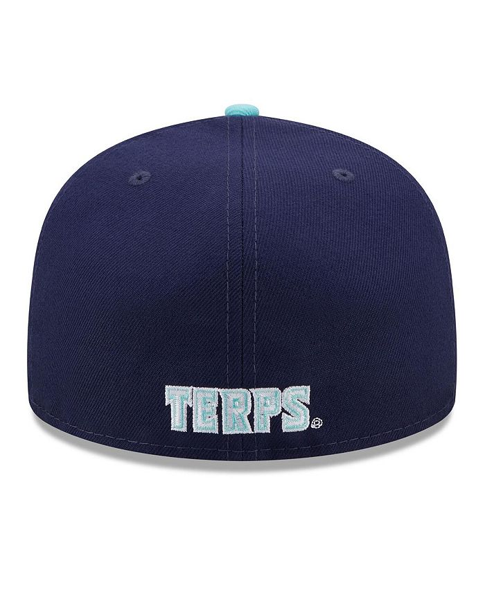 New Era Men's Navy, Light Blue Maryland Terrapins 59FIFTY Fitted Hat ...