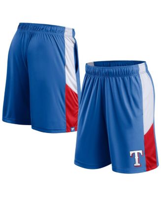 Men's Fanatics Royal Texas Rangers Champion Rush Color Block Shorts ...