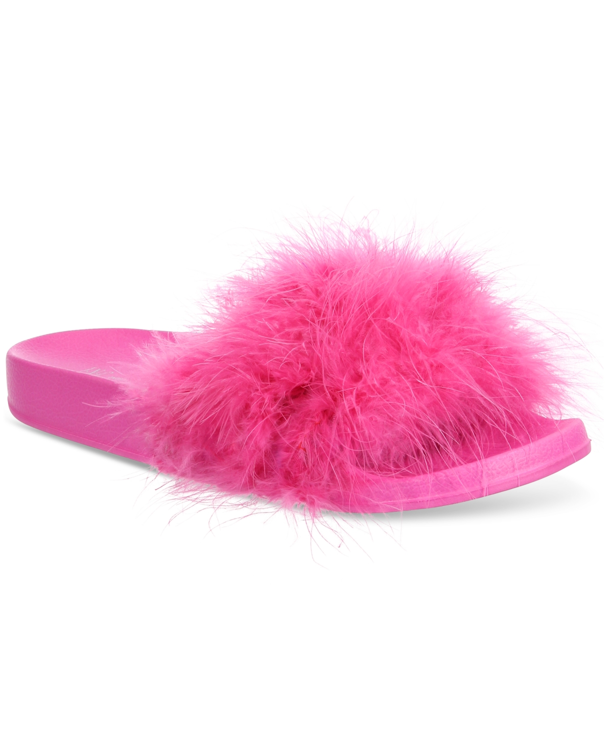 Inc International Concepts Women's Marabou Pool Slides, Created For ...