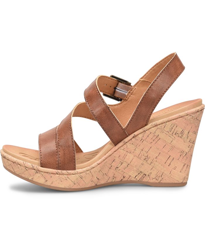 b.o.c. Women's Schirra Comfort Wedge Sandals - Macy's