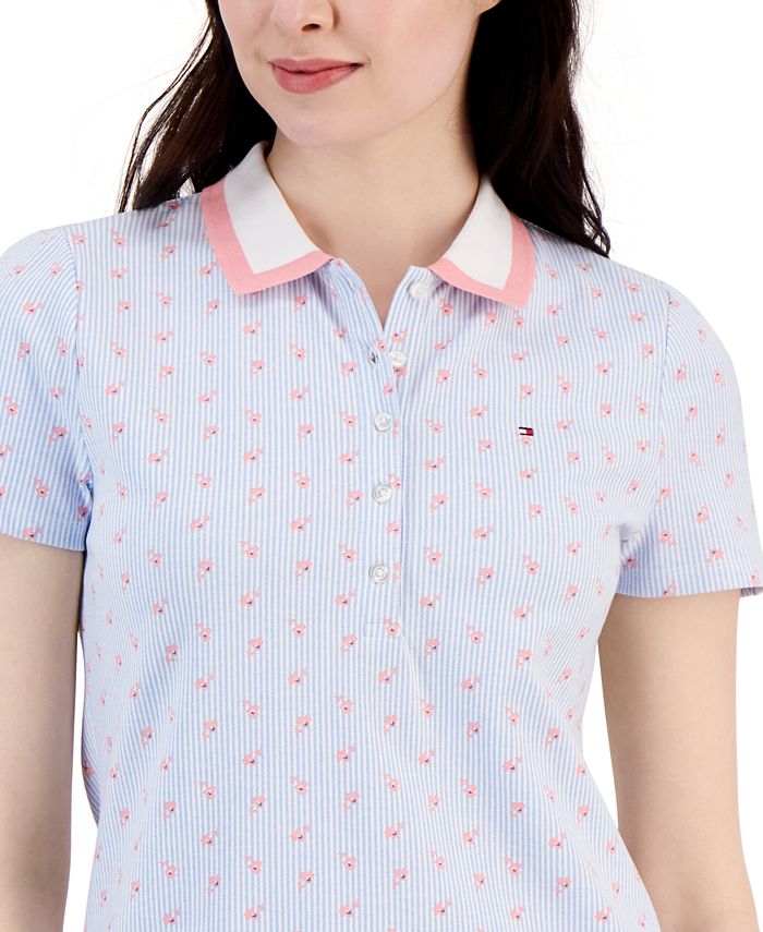 Tommy Hilfiger Women's English Rose Polo Shirt - Macy's
