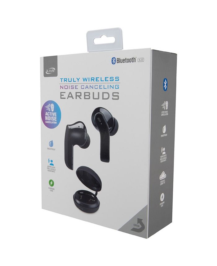 iLive Truly Wireless Earbuds with Active Noise Canceling, IAEBT600B ...
