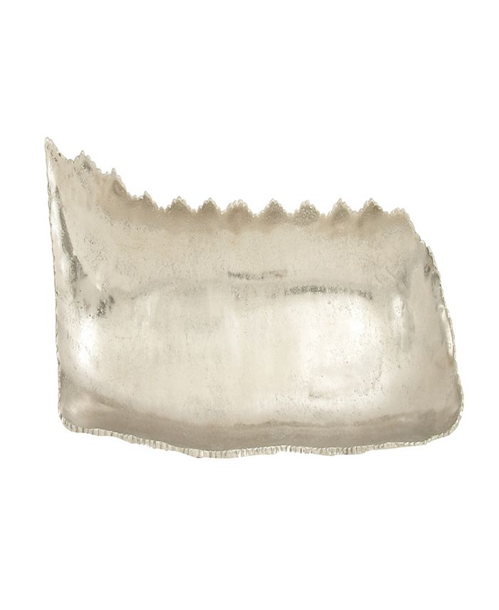 Rosemary Lane Aluminum Live Edge Tray, 36" x 10" x 6" - Macy's