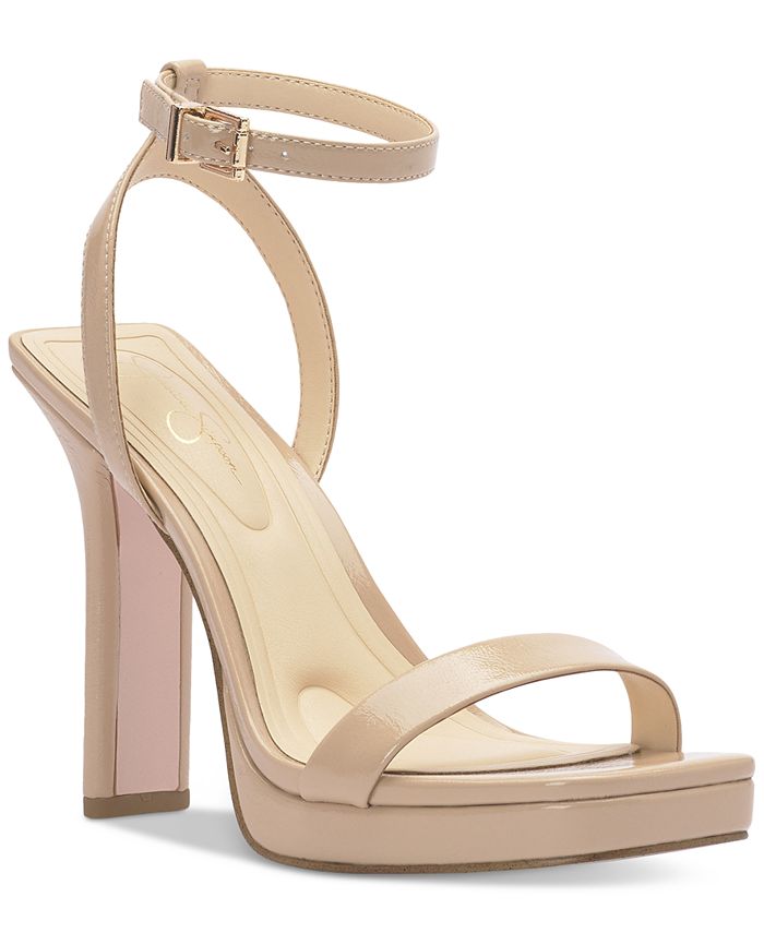 Jessica Simpson Adonia Two-Piece Platform Dress Sandals - Macy's