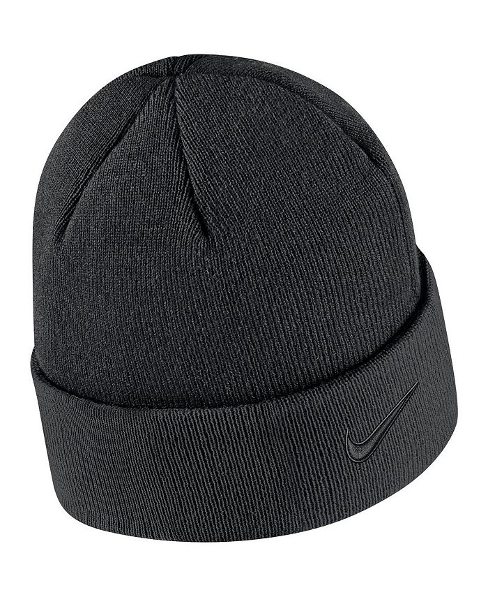 Nike Men's Black Wake Forest Demon Deacons Tonal Cuffed Knit Hat - Macy's