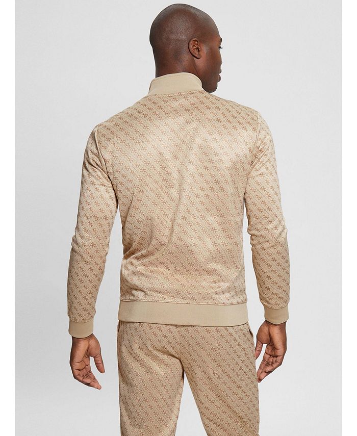 GUESS Men's Korbin Long Sleeve Track Jacket - Macy's