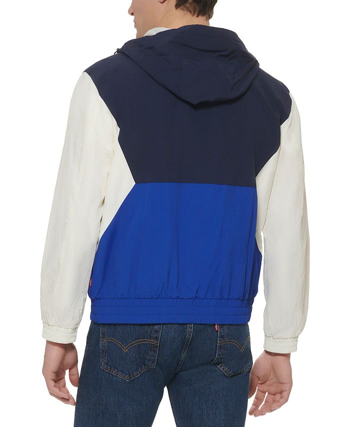 Levi's Men's Color Block Hoodie Water Resistant Jacket - Macy's