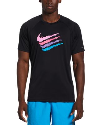 Nike Men's Digi Swoosh Dri-FIT Stretch UPF 40+ Logo Graphic Rash Guard ...