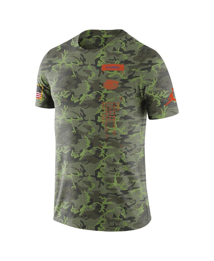 Jordan Men's Camo Florida Gators Military-Inspired T-shirt - Macy's