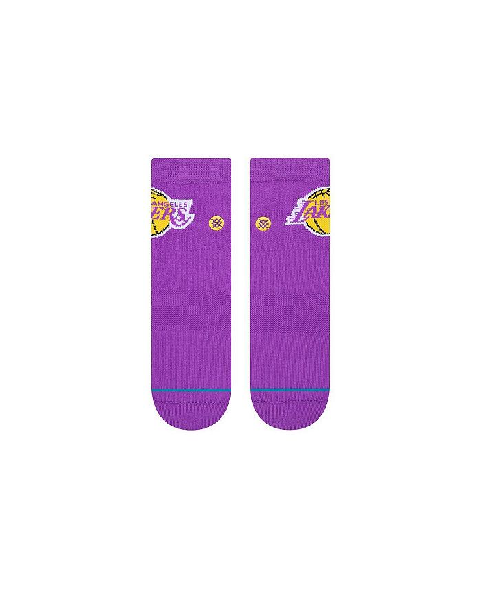 Stance Men's Los Angeles Lakers Logo Quarter Socks - Macy's