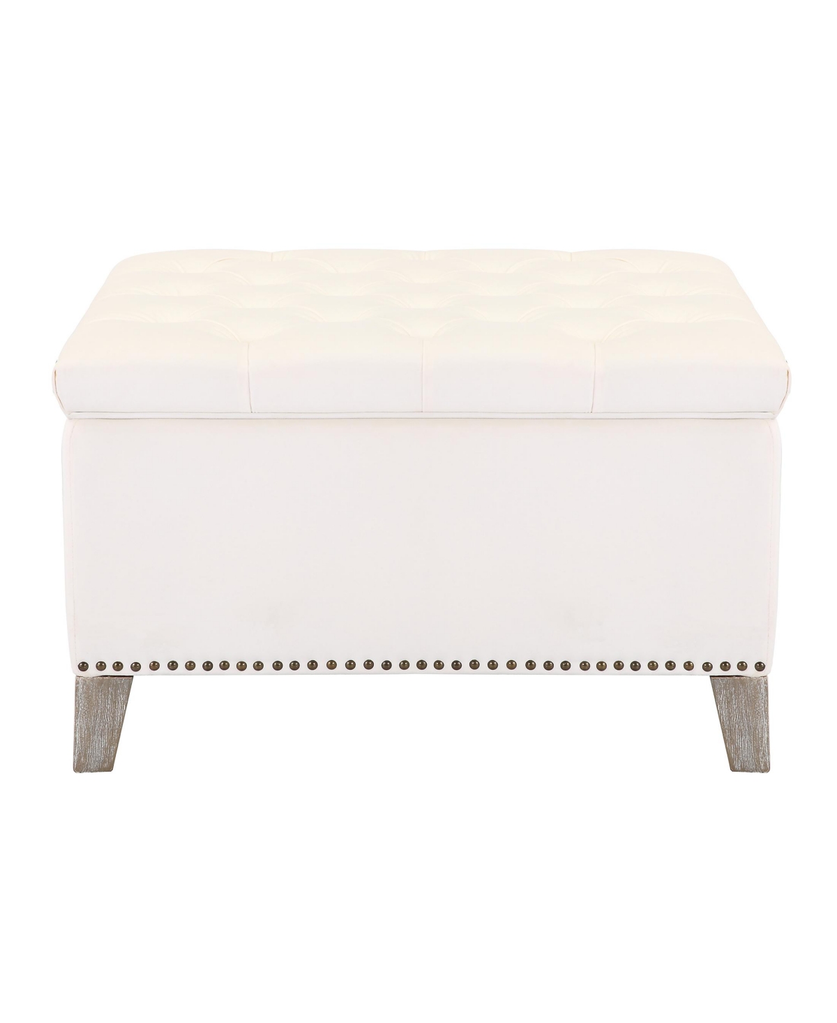 Click here for WestinTrends Square Velvet Tufted Storage Ottoman... prices