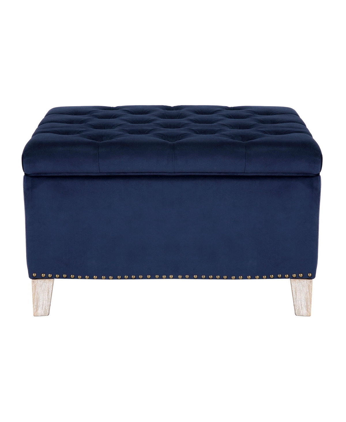 Click here for WestinTrends Square Velvet Tufted Storage Ottoman... prices