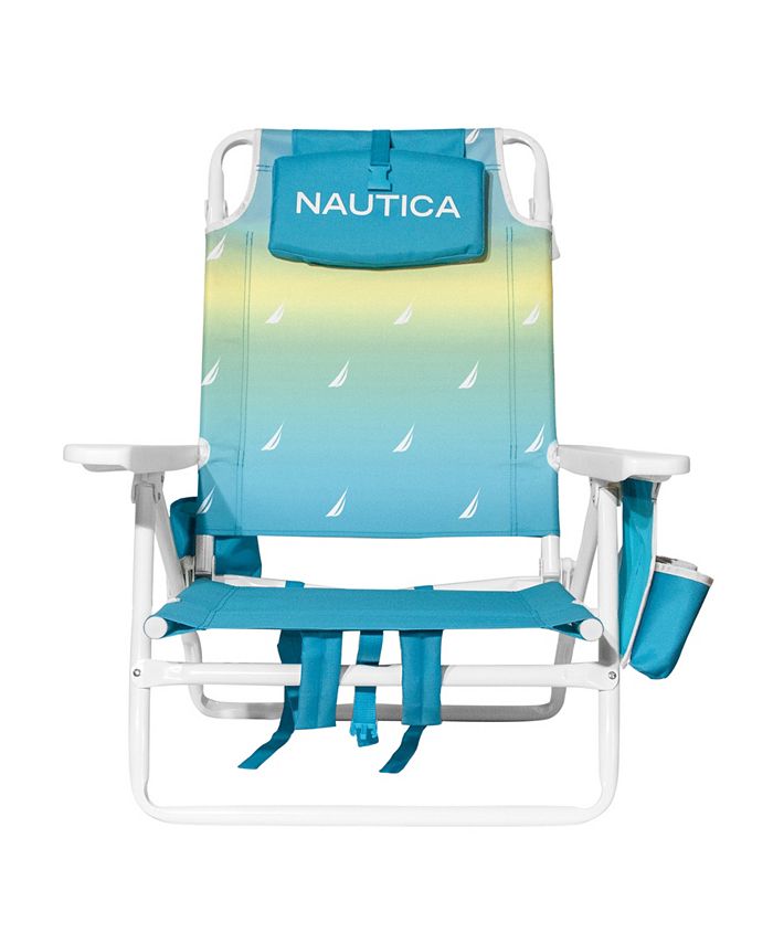 Nautica 5 Position Beach Chair - Macy's