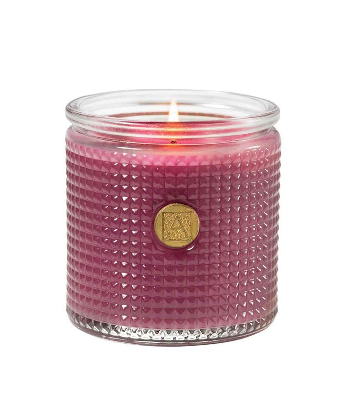Aromatique Sparkling Currant Textured Glass Candle - Macy's