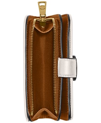 COACH Tabby Smooth Leather Medium Snap-Closure Wallet - Macy's