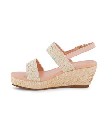 Kenneth Cole New York Big Girls Anastasia Camille Dress Wedges - Macy's