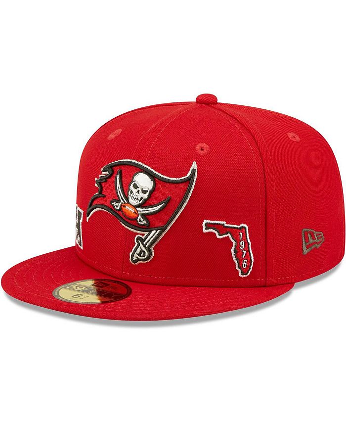 New Era Men's Red Tampa Bay Buccaneers Identity 59FIFTY Fitted Hat - Macy's