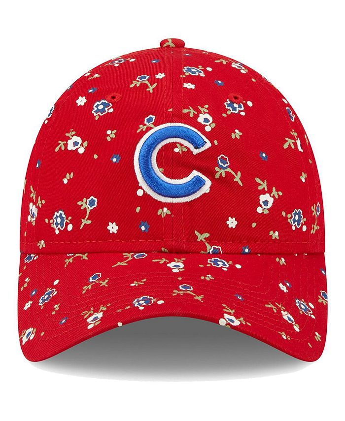 New Era Women's Red Chicago Cubs Floral 9TWENTY Adjustable Hat - Macy's
