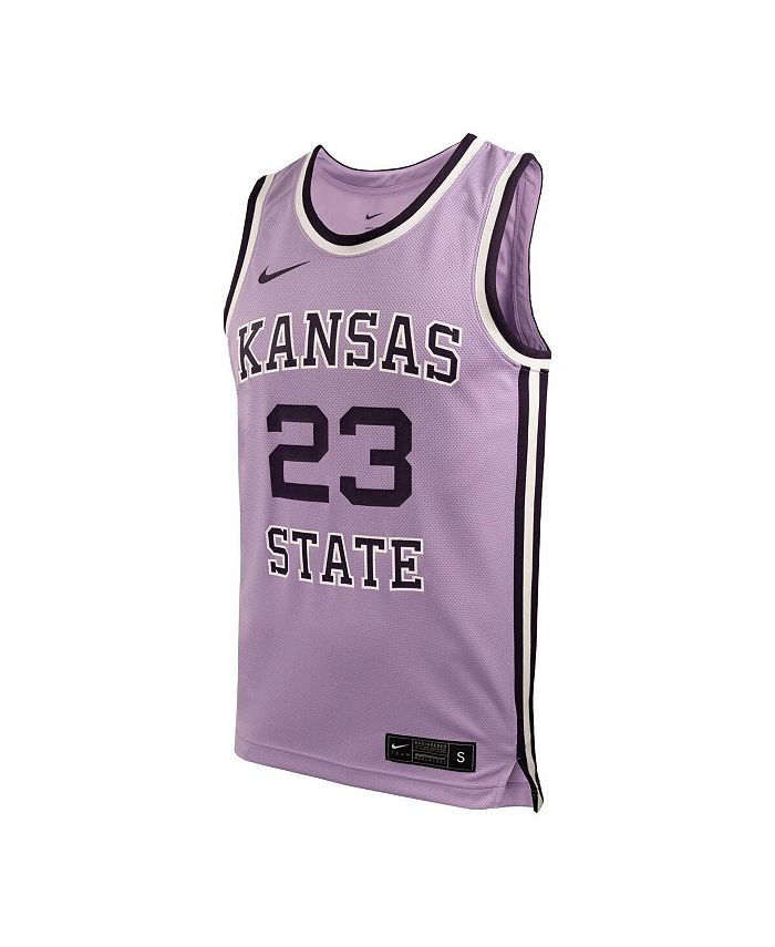 Nike Men's #23 Lavender Kansas State Wildcats Replica Basketball Jersey ...