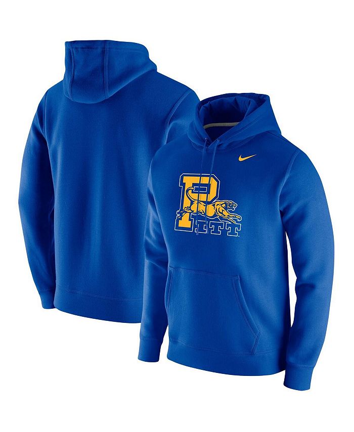 Nike Men's Royal Pitt Panthers Vintage-Like School Logo Pullover Hoodie ...
