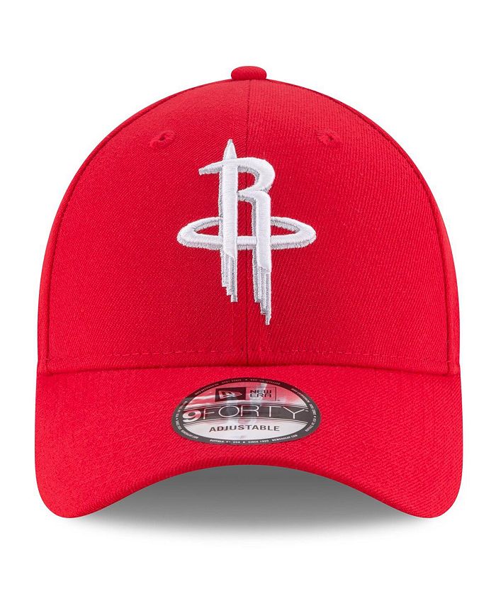 New Era Men's Red Houston Rockets Official Team Color 9FORTY Adjustable ...
