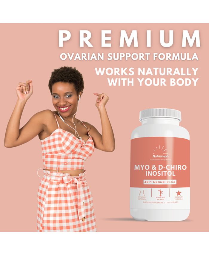 Nutriumph MYO-INOSITOL + D-CHIRO INOSITOL - Hormonal & Ovarian Support ...