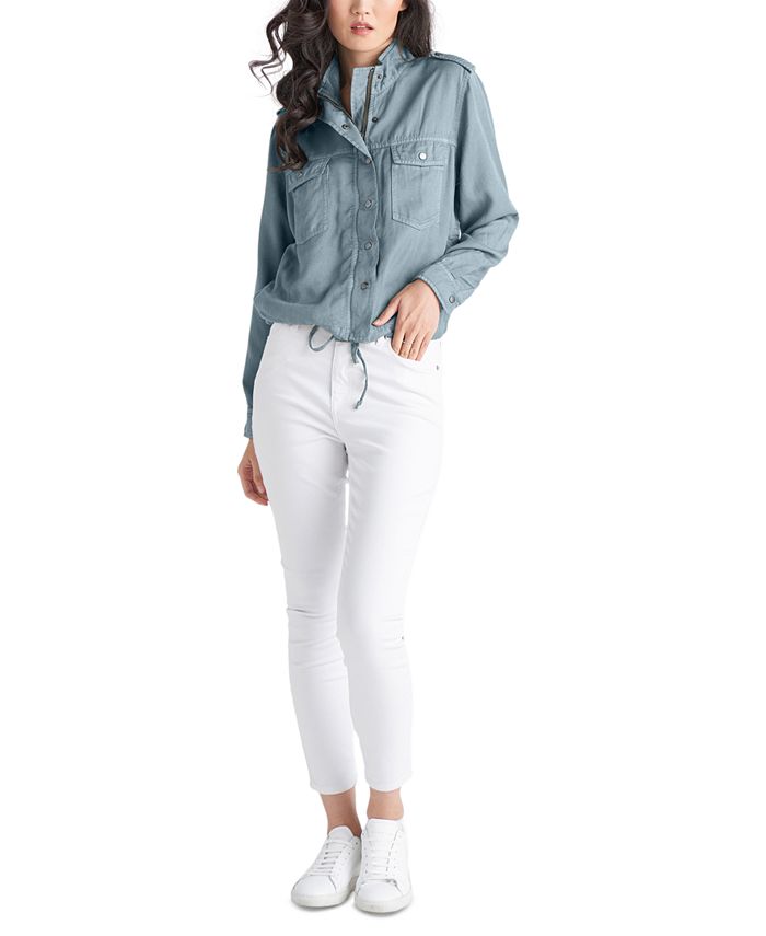 Black Tape Women's Long Sleeve Tencel Jacket - Macy's