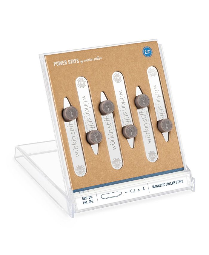 Wurkin Stiffs Power Stays Collar Stays 2" 3 Pair Set - Macy's