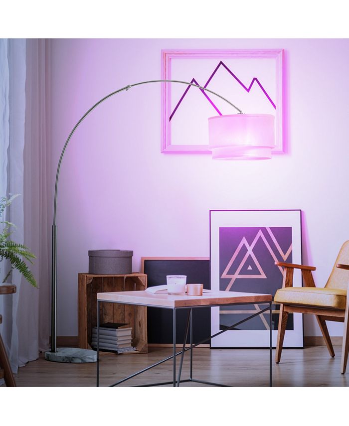 Brightech Smart LED RGB Color Changing Light Bulb - A19, Dimmable ...