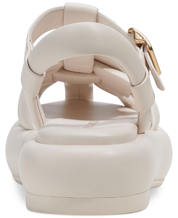 COACH Penney Soft Emblem Flatform Fisherman Sandals - Macy's